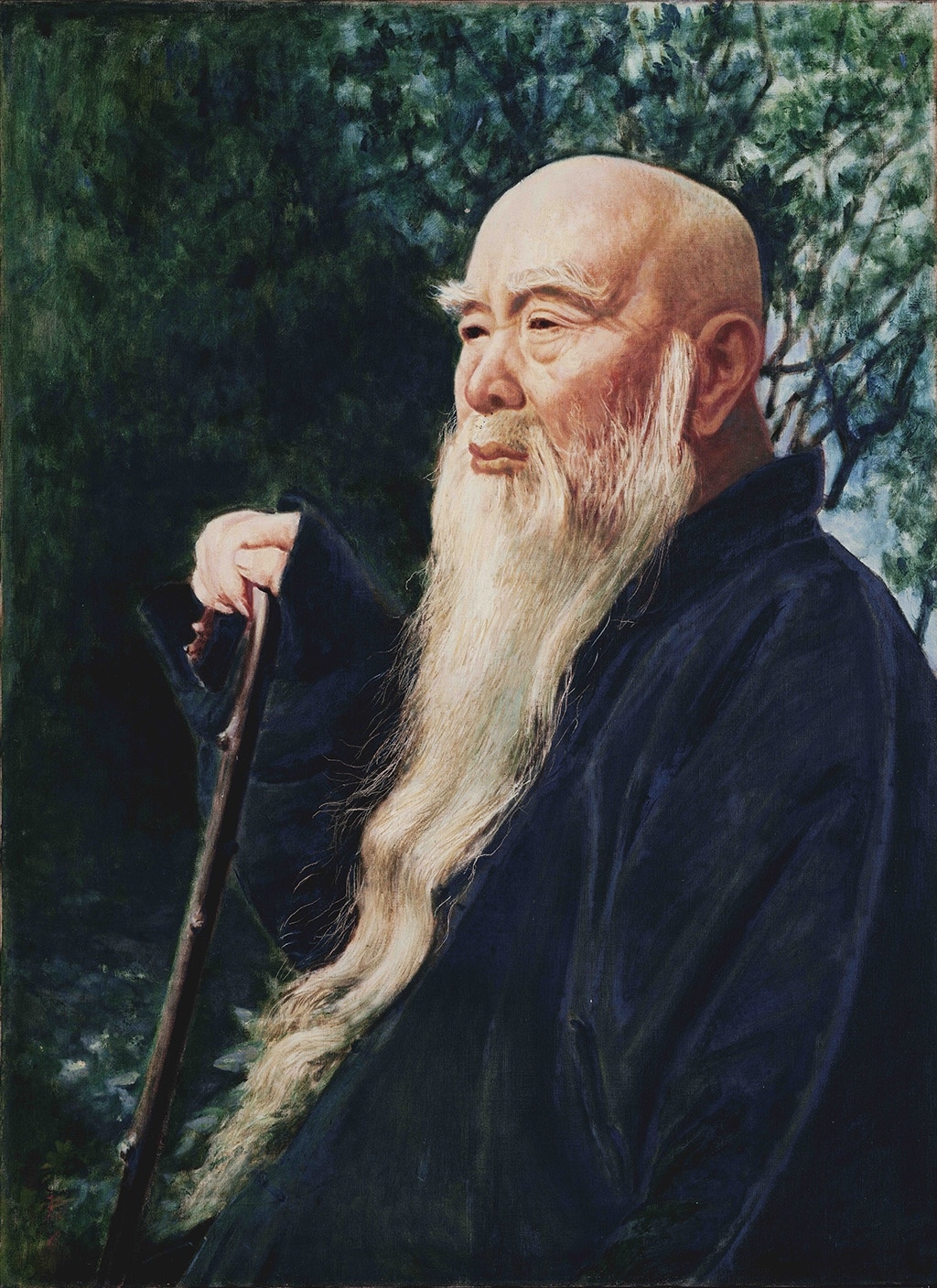 于右任像Portrait of Yu You-ren | 華岡博物館